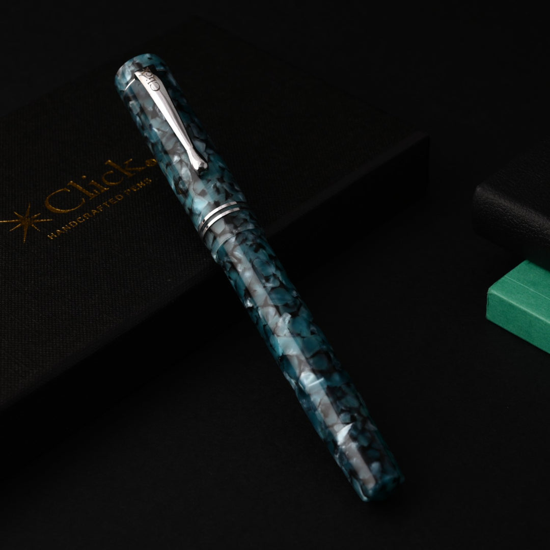 Click | Renaissance | Fountain Pen |- Glacier Blue – Writing Wonders