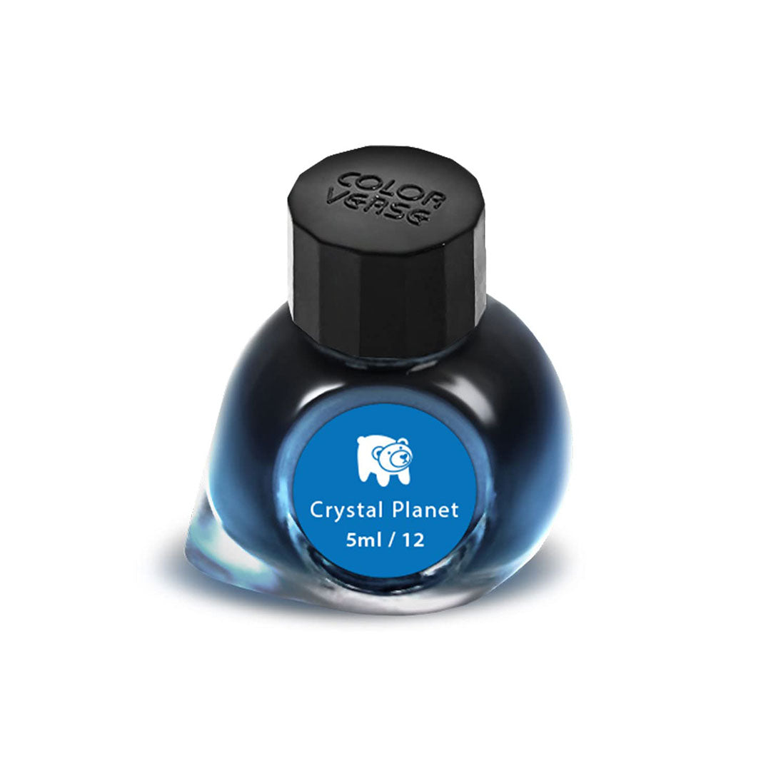 Colorverse Mini | Blue | Fountain Pen Ink Bottled | 5ml | Crystal Plan ...