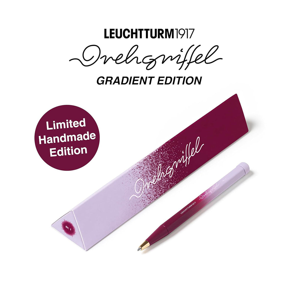 LEUCHTTURM1917 Gradient Edition Drehgriffel No.1 Pen | Port Red Lilac ...